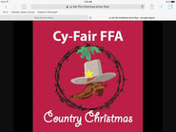 Cy-Fair FFA Country Christmas Craft Show 2026 December Cypress