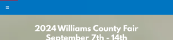 Williams County Fair 2025 Montpelier