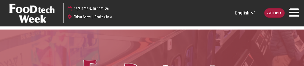 Foodtech Japan 2026 Osaka