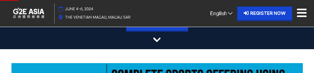 Global Gaming Expo Asia (G2E Asia) 2026 Macau