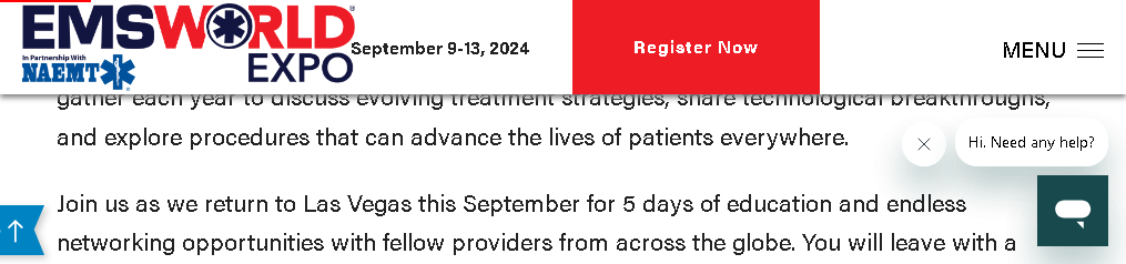 EMS World Expo 2026 Orlando