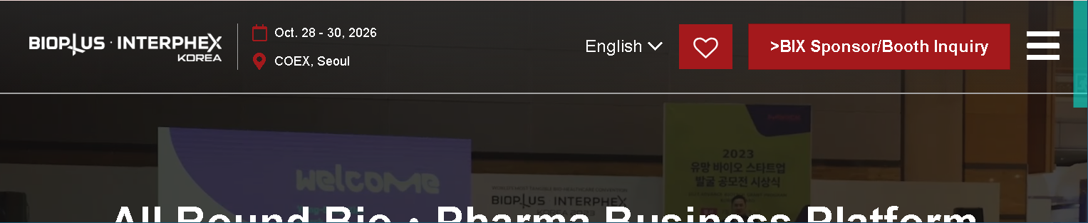 BIOPLUS INTERPHEX Korea 2026 Seoul