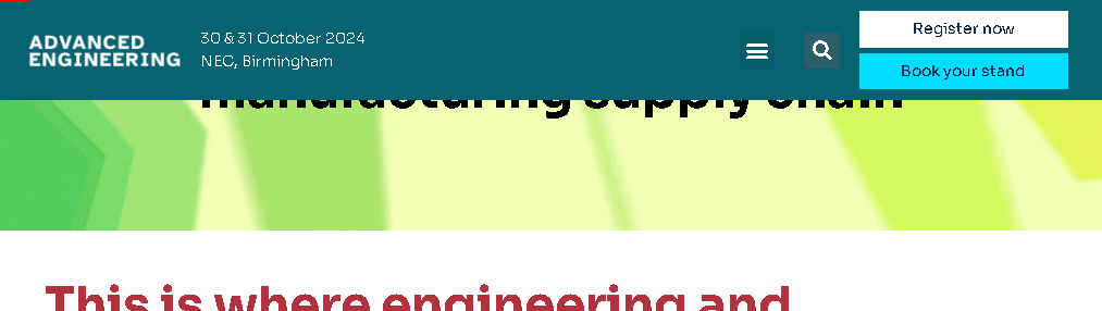 Advanced Manufacturing - UK 2026 Birmingham