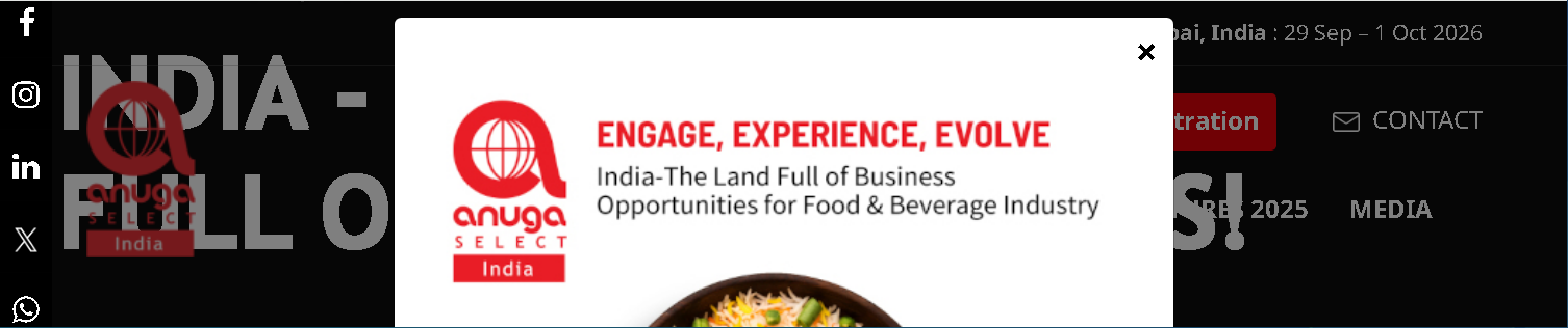 Anuga Select India 2026 Mumbai