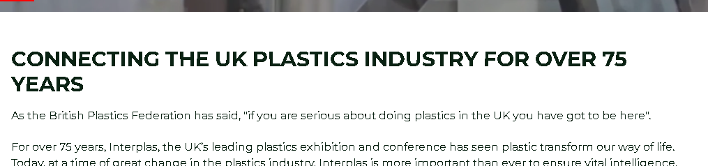 INTERPLAS 2026 버밍엄