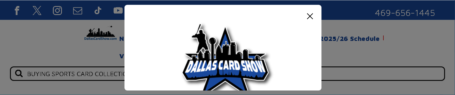 Dallas Card Show 2025 Allen