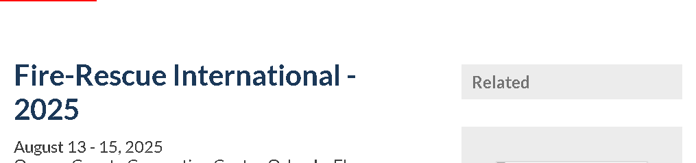 Fire-Rescue International 2025 Orlando