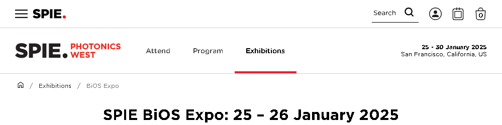 SPIE BiOS Expo 2026 San Francisco