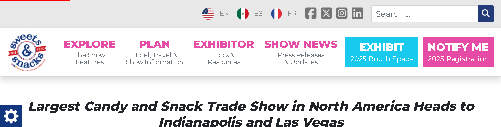 Sweets & Snacks Expo 2025 Indianapolis