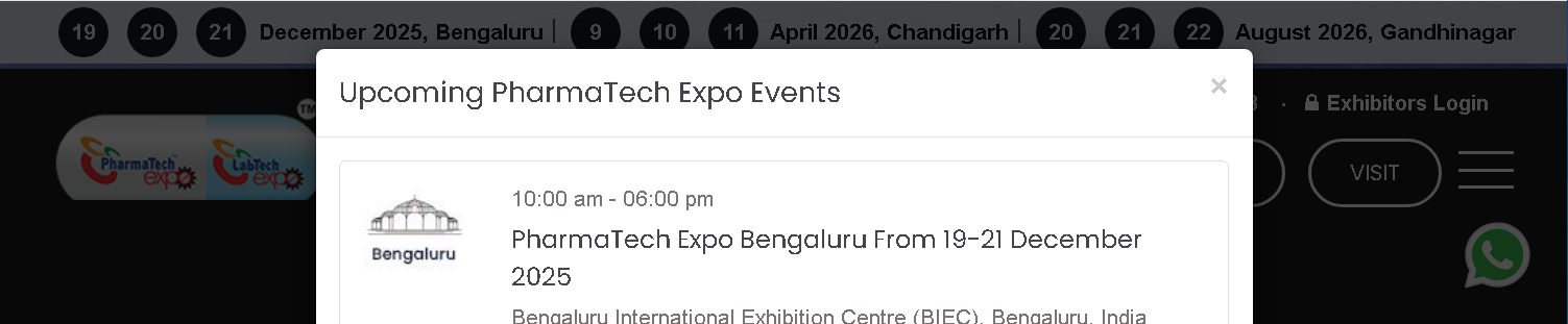 PharmaTech Expo 2026 Gandhinagar