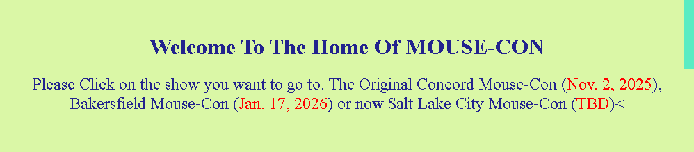 MOUSE-CON 2025 Concord