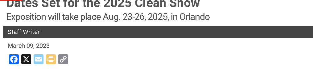 The Clean Show 2025 Orlando