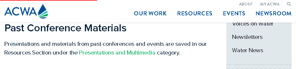 ACWA Spring Conference & Exhibition 2024 Sacramento