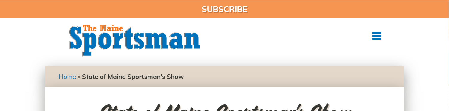 State of Maine Sportsman's Show 2026 Augusta