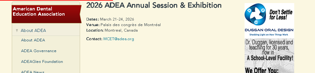 ADEA Annual Session & Exhibition 2026 Montreal