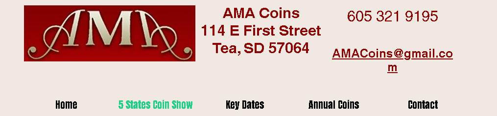 AMA Fall Coin, Currency & Sports Cards Show 2025 Sioux Falls