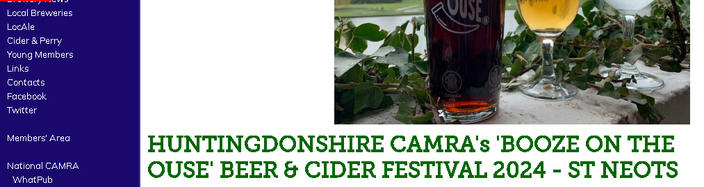 Băutură la Ouse Festivals Saint Neots