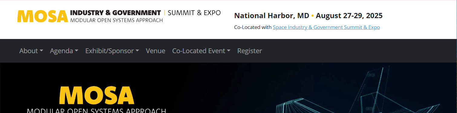 MOSA Industry and Government Summit & Expo 2024 Washington DC