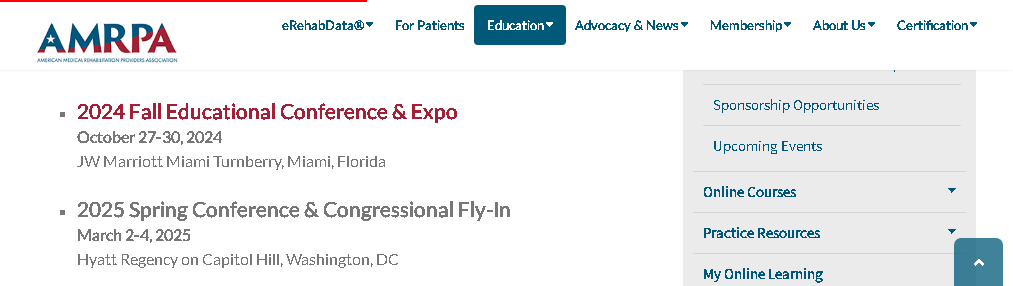 AMRPA Fall Educational Conference & Expo 2025 Philadelphia