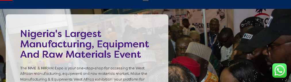 Nigeria Manufacturing & Equipment Expo 2025 Lagos