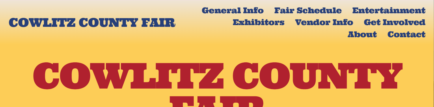 Cowlitz County Fair 2026 Longview