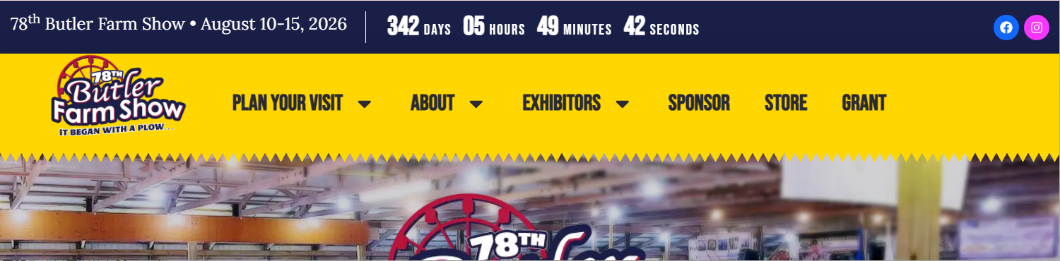 Butler Farm Show 2026 Butler