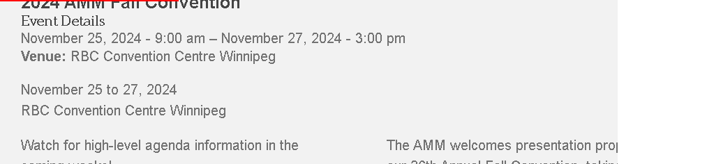 Annual Fall Seminar & Trade Show Winnipeg