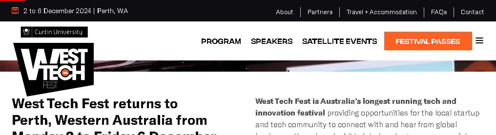 West Tech Fest 2025 Perth