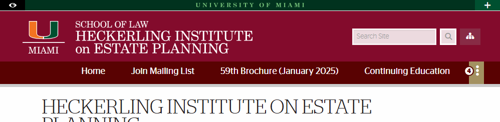 Annual Heckerling Institute on Estate Planning 2026 Orlando