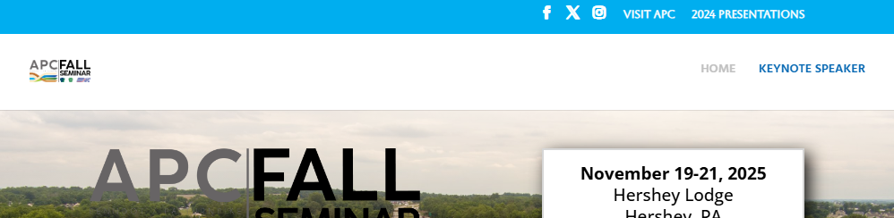 APC Fall Seminar 2025 Hershey