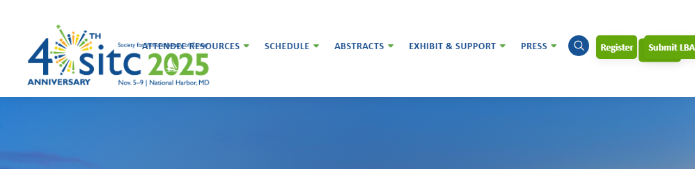 SITC Annual Meeting & Pre-Conference Programs 2025 Washington DC