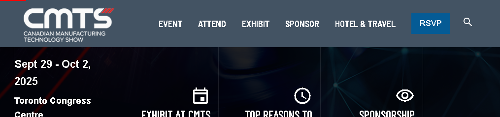 Canadian Manufacturing Technology Show 2027 Toronto