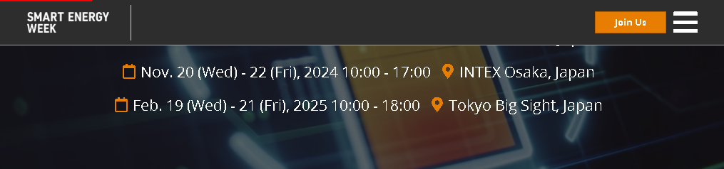 World Smart Energy Week - Osaka 2025 Osaka